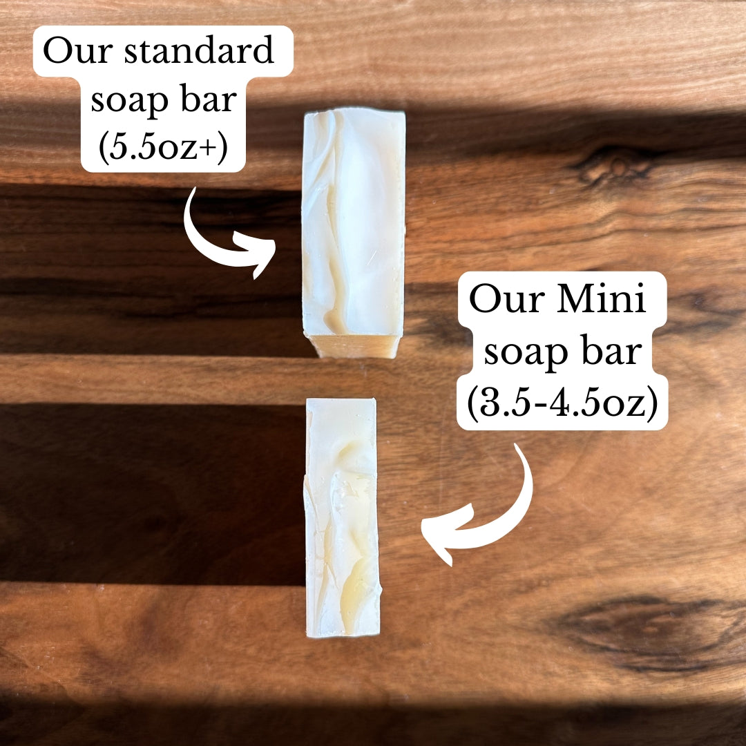 Goat Milk + Tallow Soap Mini Bar End - (3.5-4.5oz) – Fancy Farm Skincare