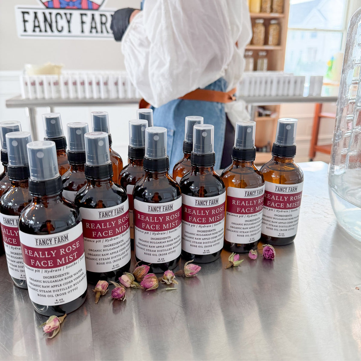 Really Rose Face Mist - 4 oz Glass Bottle – Fancy Farm Skincare