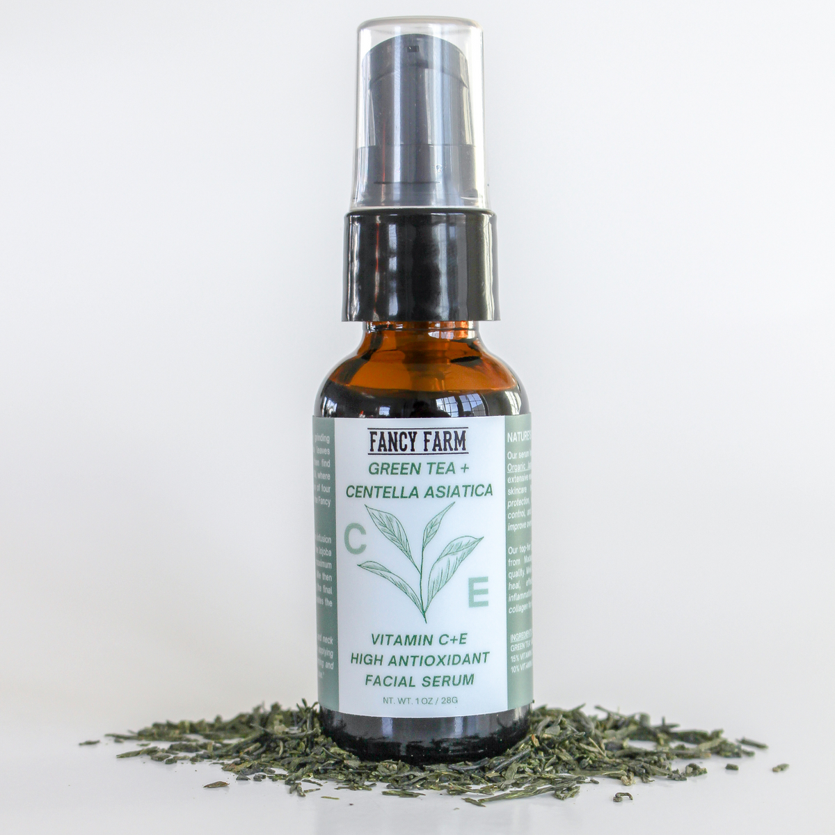 Vitamin C+E High Antioxidant Serum - 1 oz Glass Bottle (15% Vitamin C ...