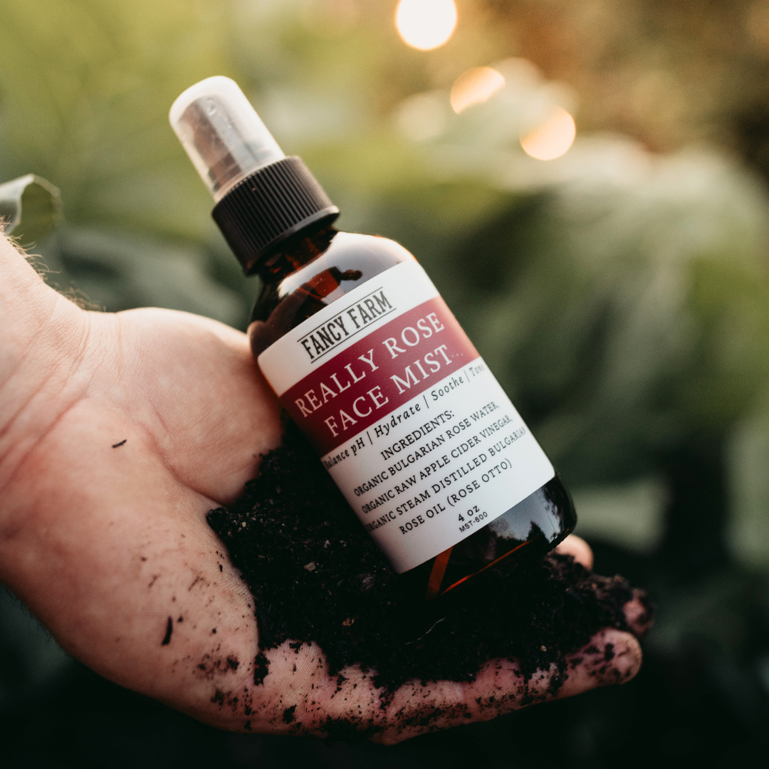 Really Rose Face Mist - 4 oz Glass Bottle – Fancy Farm Skincare