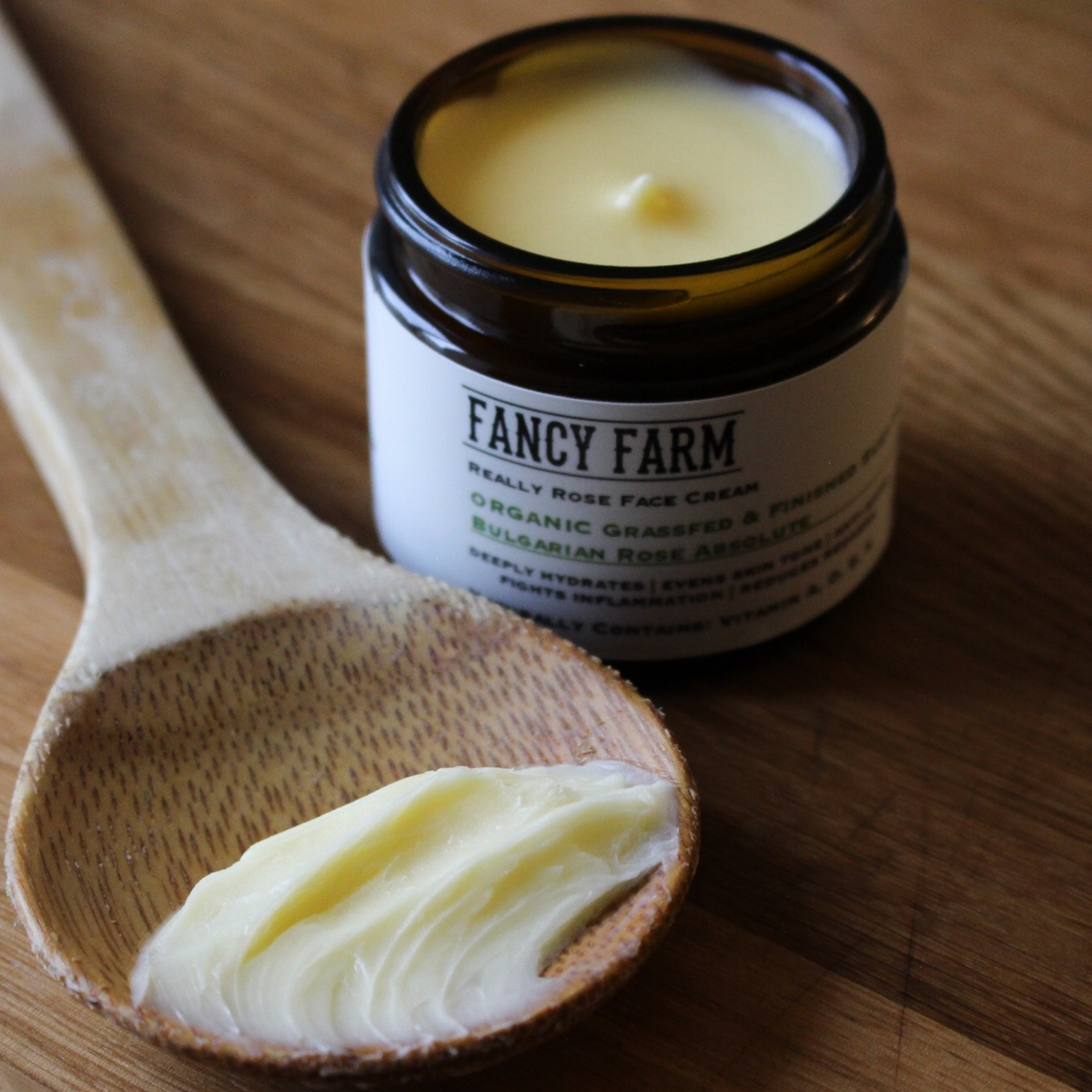 Fancy Farm - Really Rose Face Cream - Grassfed and finished tallow face ...
